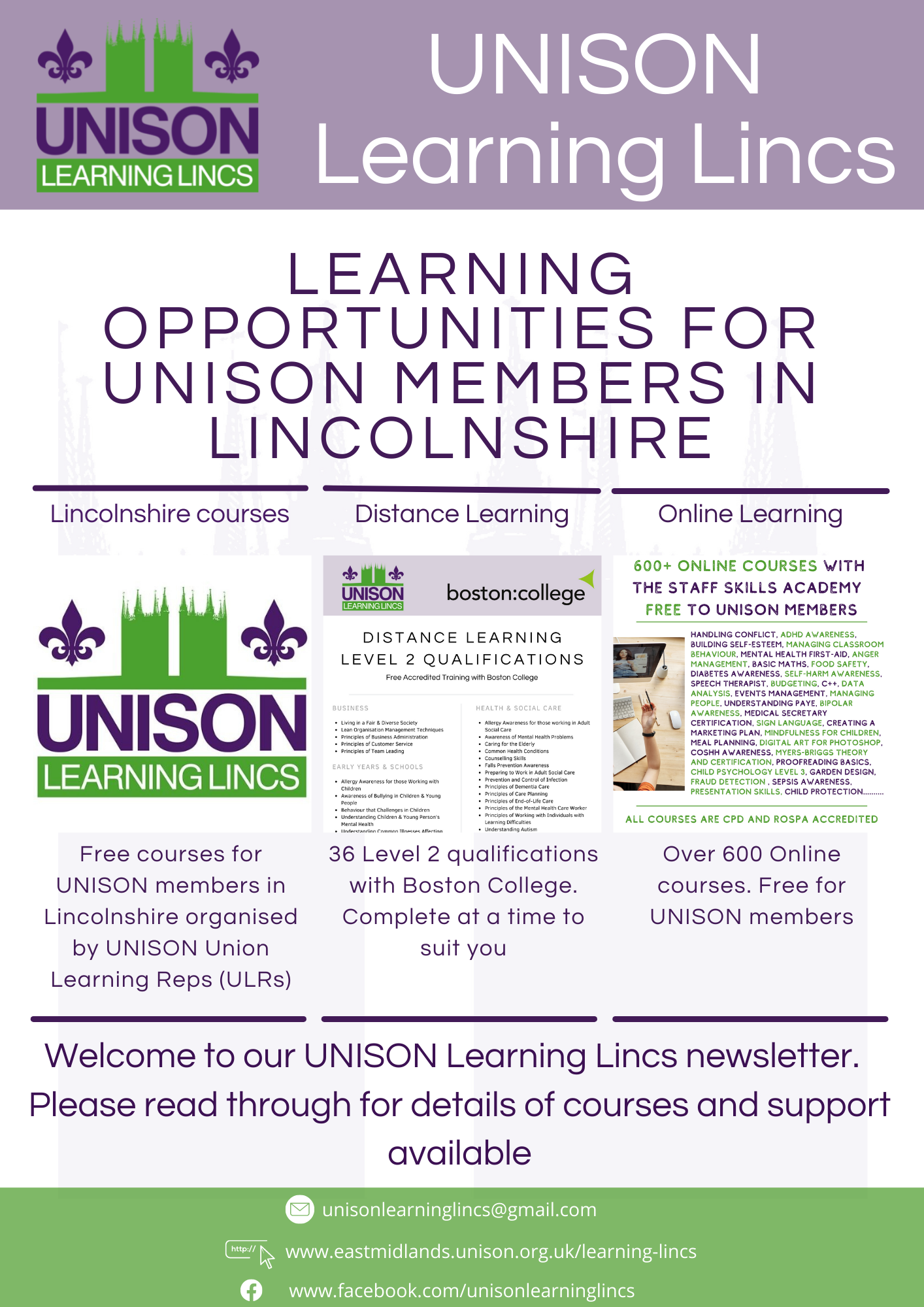 Learning Lincs | UNISON East Midlands
