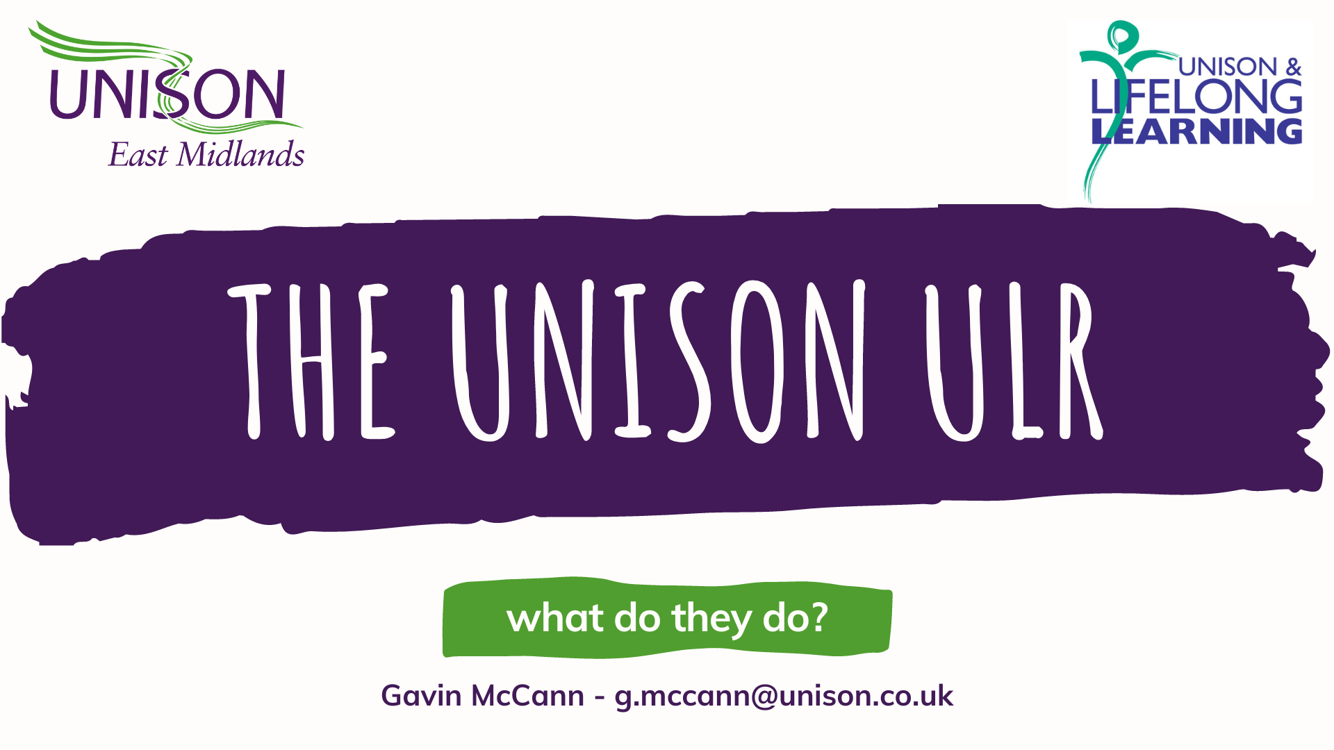Union Learning Reps (ULRs) | UNISON East Midlands