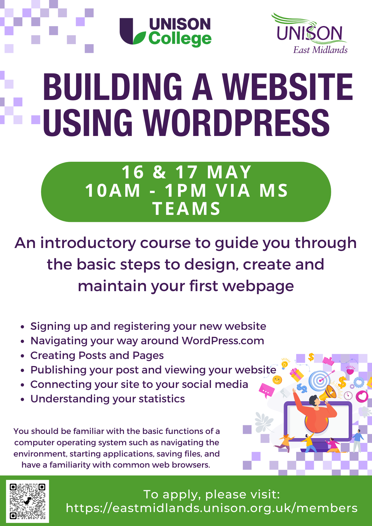 Learning for Members | UNISON East Midlands