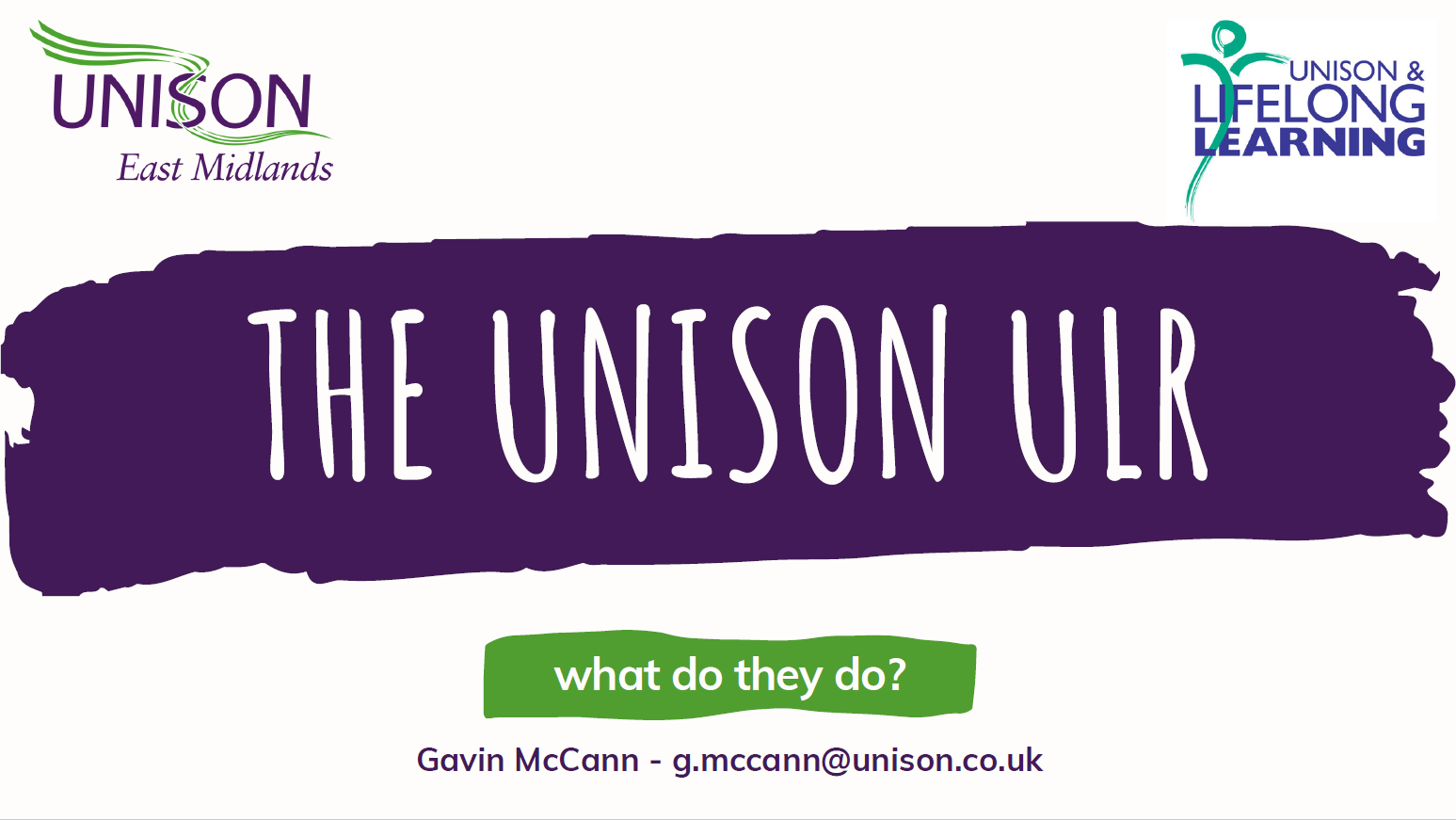 Union Learning Reps (ULRs) | UNISON East Midlands