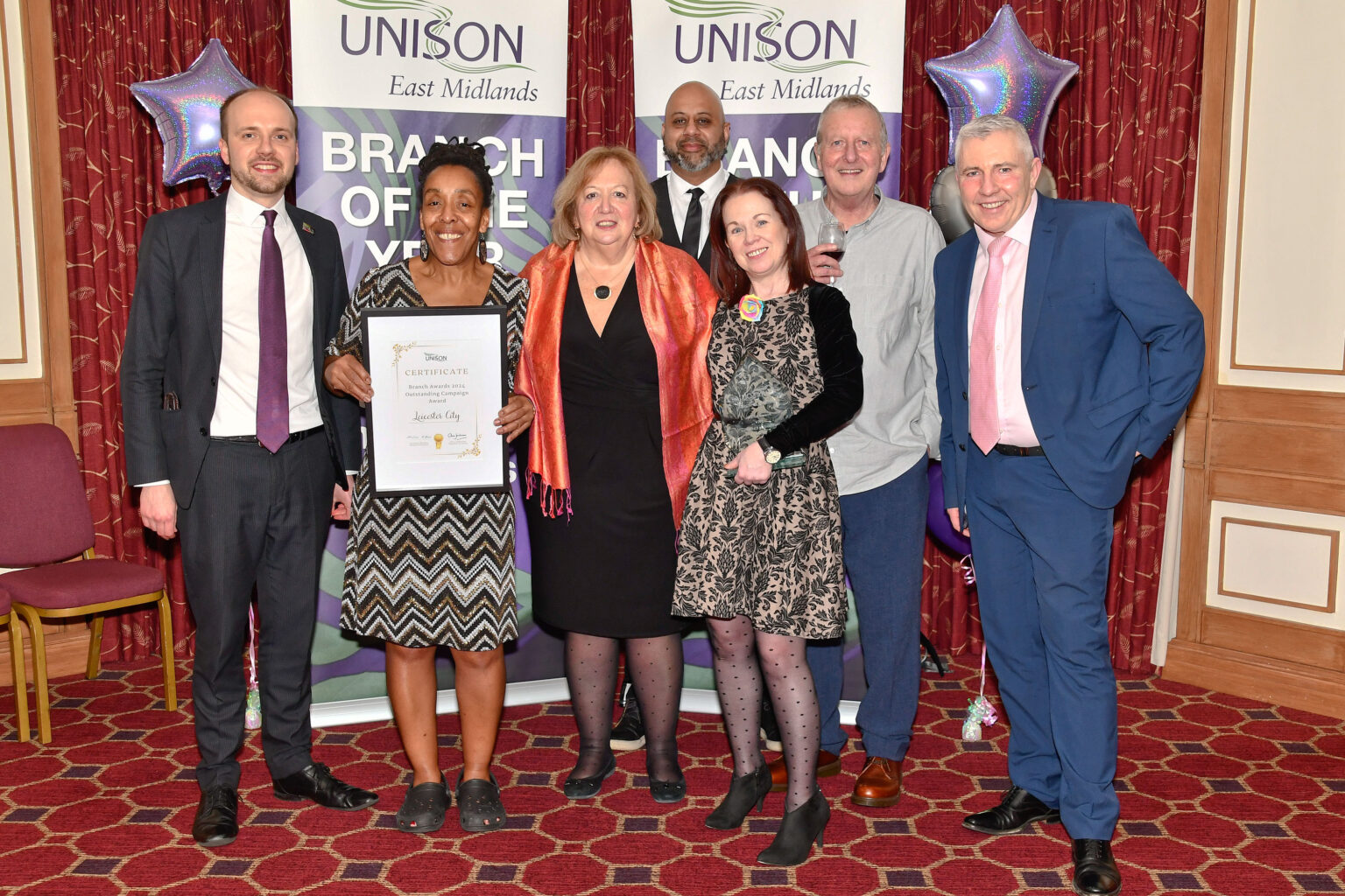 Branch Awards 2024 - the winners! | Article, News | News | UNISON East ...