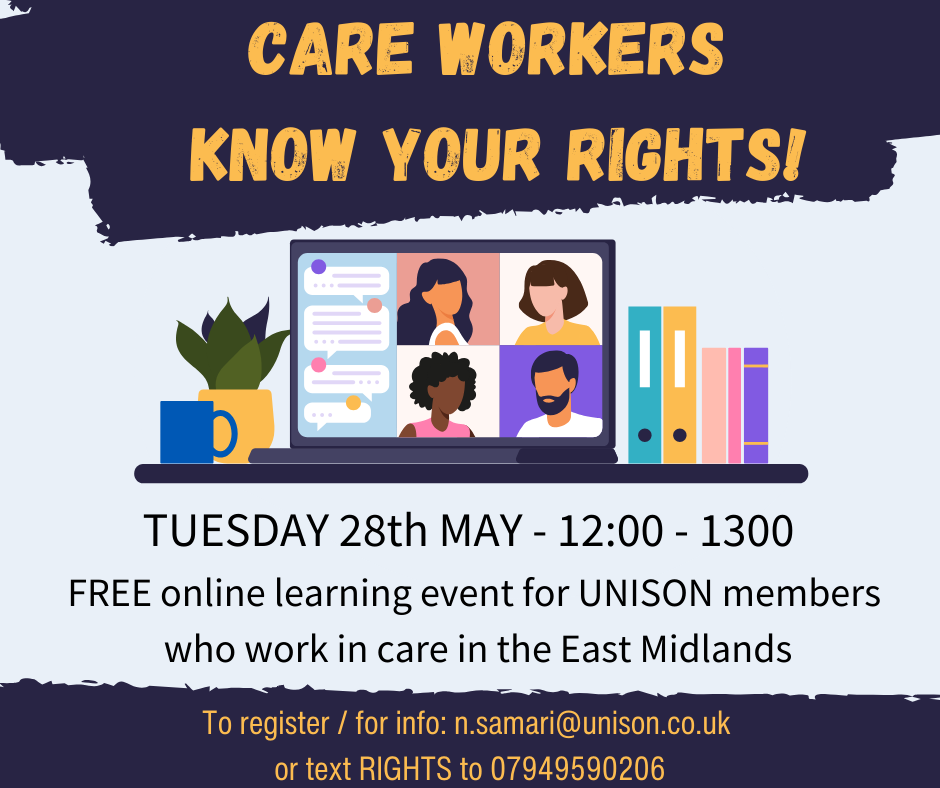 WEBINARS | UNISON East Midlands
