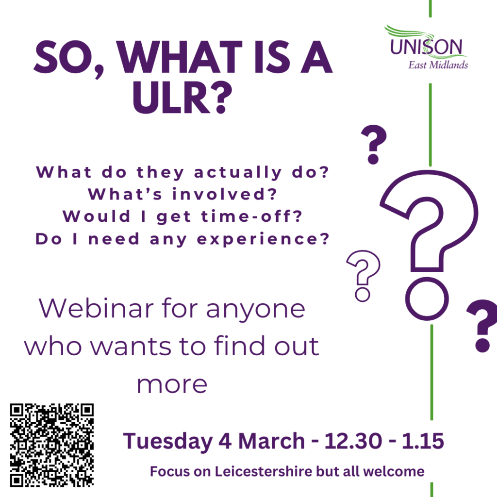 Union Learning Reps (ULRs) | UNISON East Midlands